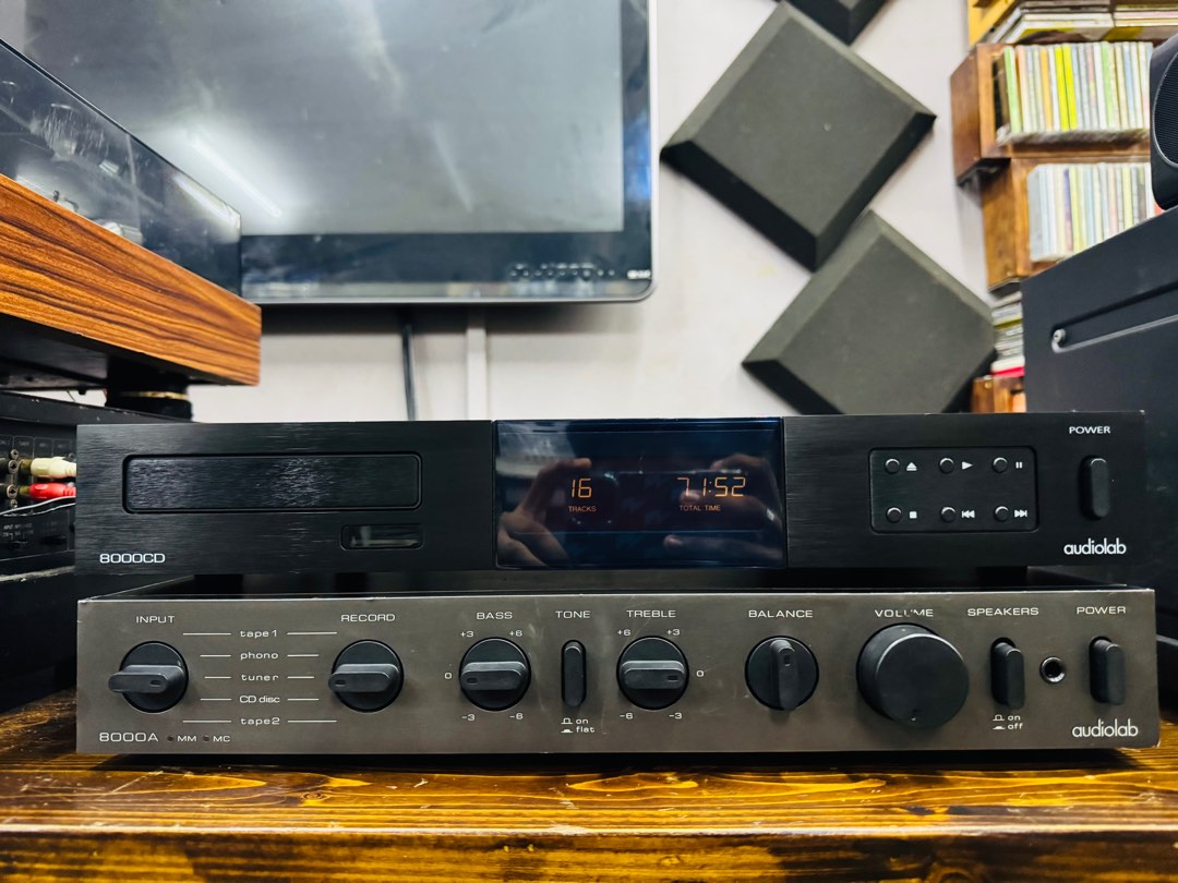 Audiolab Combo Set Amplifier 8000A & 8000CD, Audio, Soundbars, Speakers & Amplifiers on Carousell