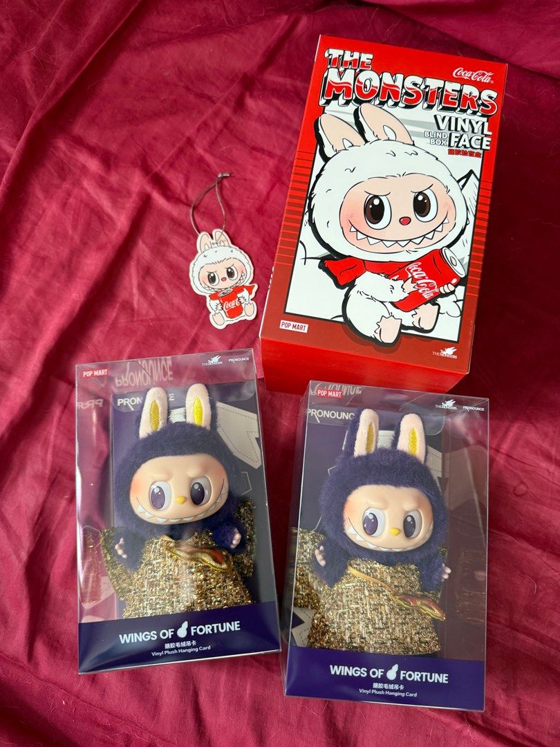 Authentic Labubu v3 and limited edition Wings of Fortune, Hobbies ...