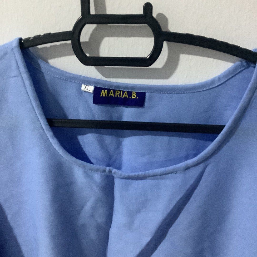 Baju Kurung Raya Loose Fishtail Set Size XL (Baby Blue/Biru Cair ...