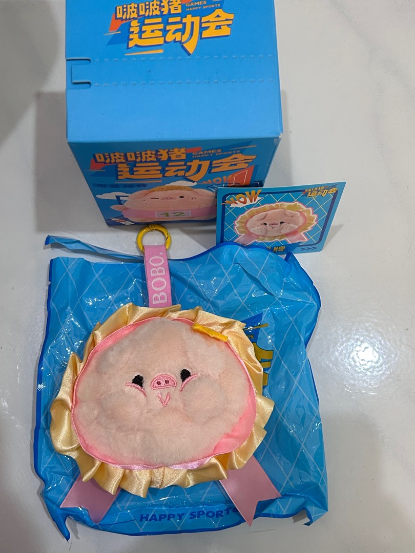 Bobo Pig Games Happy Sports Blind Box/ Blind Box Pig atau Bebong ...