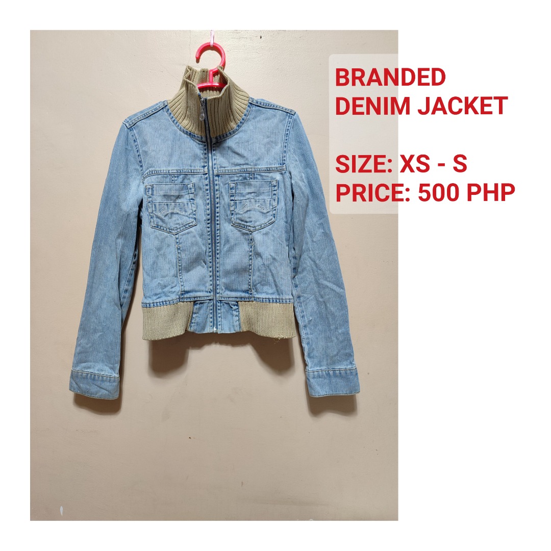BRANDED DENIM JACKET, Women's Fashion, Coats, Jackets and Outerwear on ...