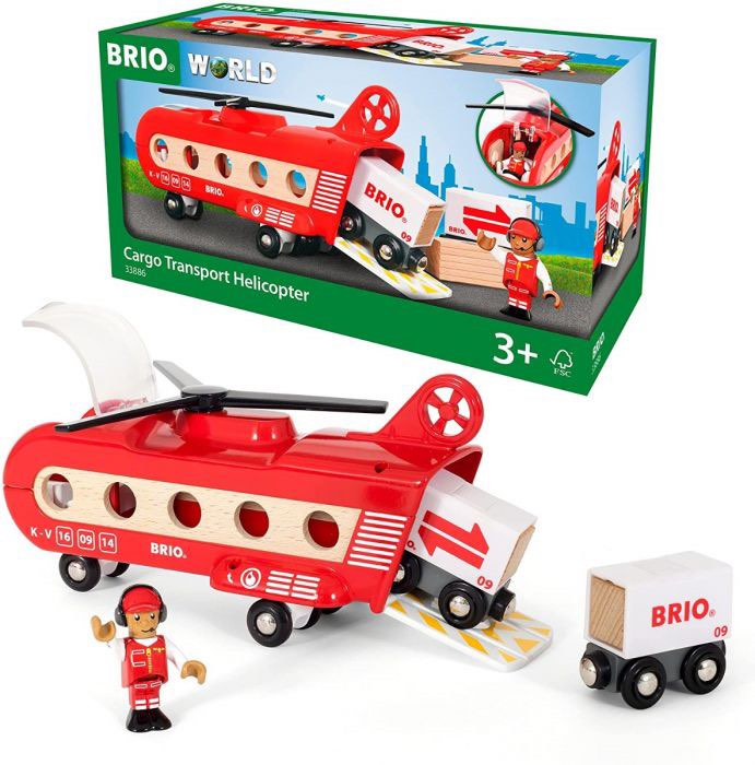 BRIO world cargo transport helicopter 33866 (missing parts), Hobbies ...
