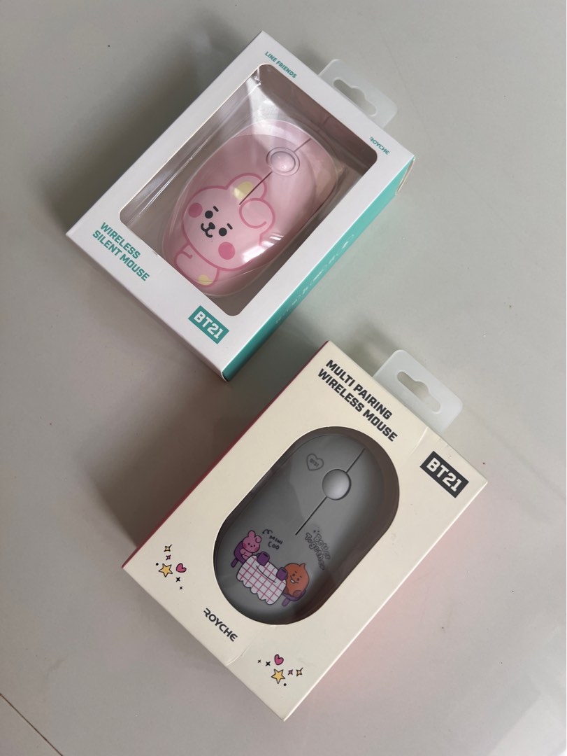 BT21 multi pairing wireless mouse: Official Merch in Cooky & Shooky ...