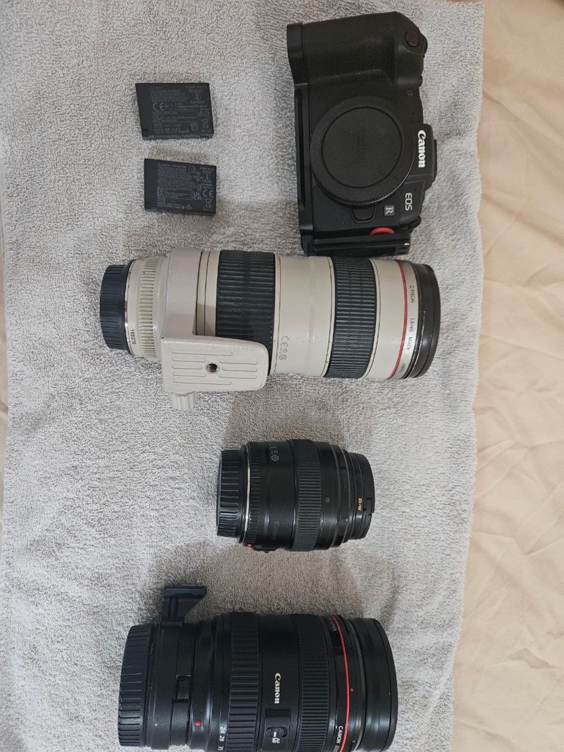 Canon EOS RP + 4 Lenses and lens adapter, Photography, Lens & Kits on ...