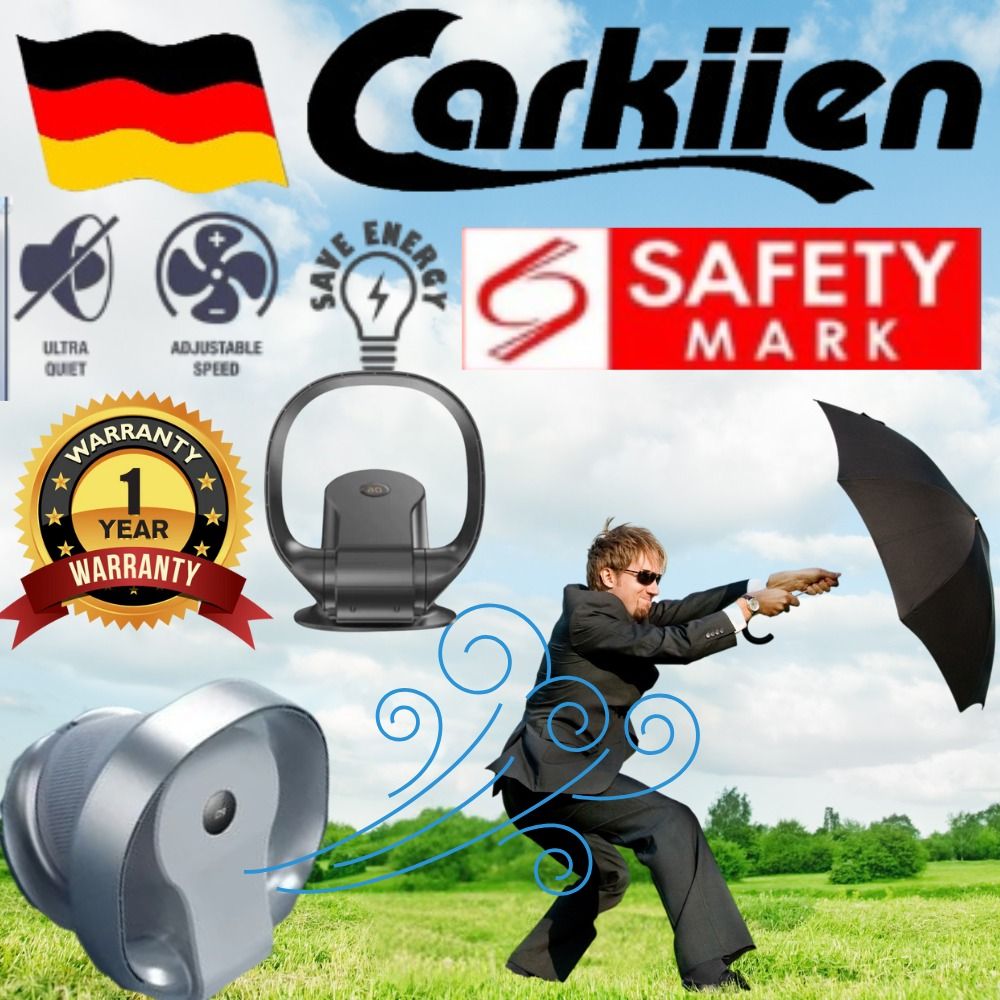 Carkiien Germany Technology Bladeless Fan Wall Fan UV sterilization/9 ...