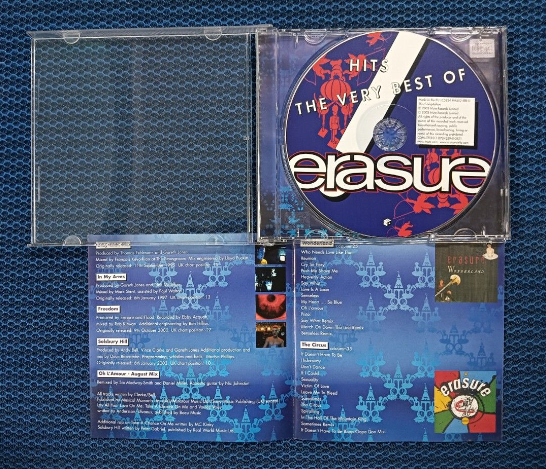 CD Erasure - Hits! The Very Best Of ( Made in EU ), Hobbies & Toys, Music & Media, CDs & DVDs on ...