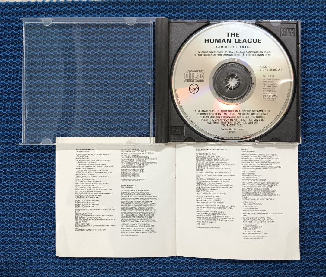 CD The Human League - Greatest Hits ( Made in EU ) Buy 2 or more FREE ...