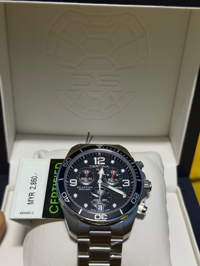 Certina DS Action Chronograph Chronometer Cosc, Luxury, Watches on Carousell