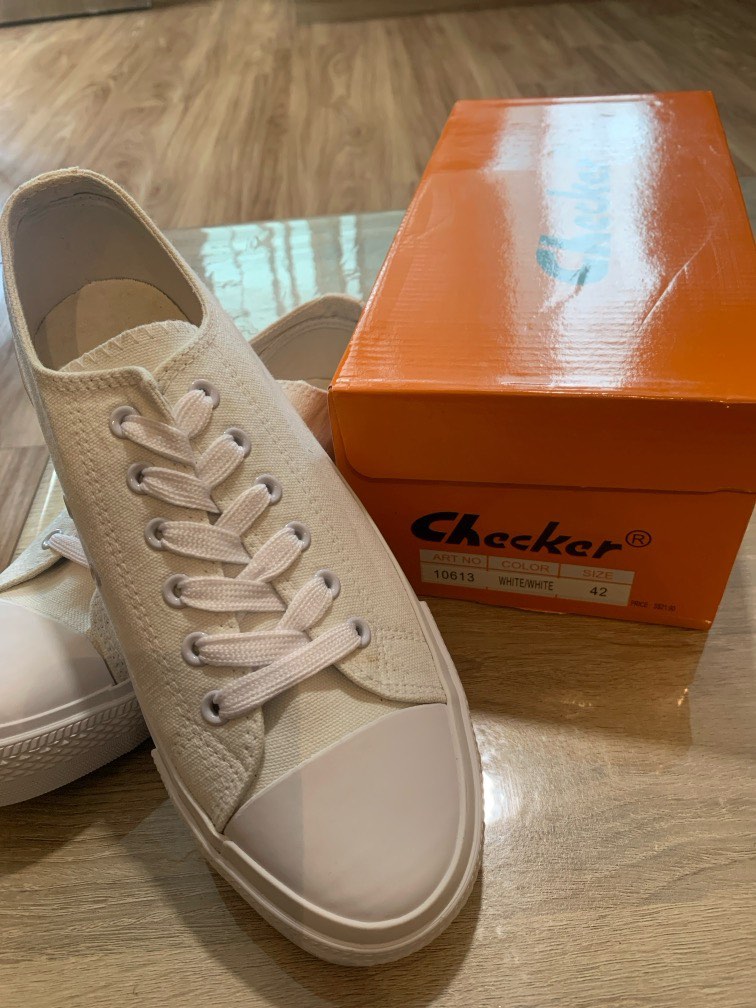 Checker school shoes, Men's Fashion, Footwear, Sneakers on Carousell