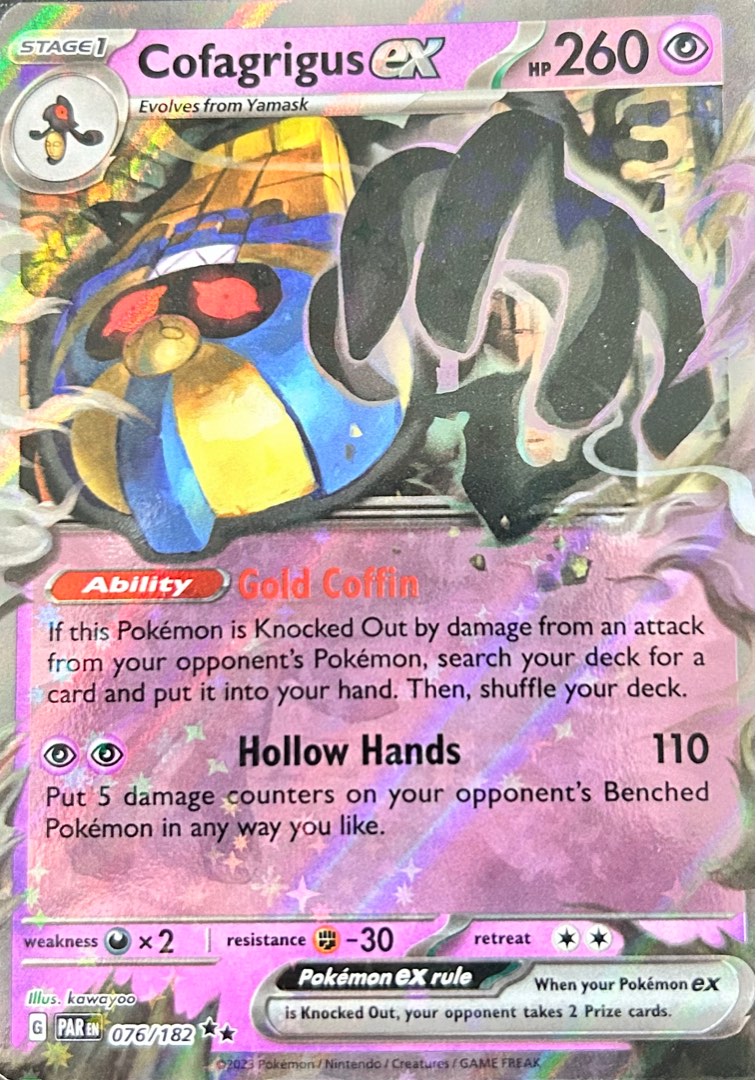 Cofagrigus EX, Hobbies & Toys, Toys & Games on Carousell