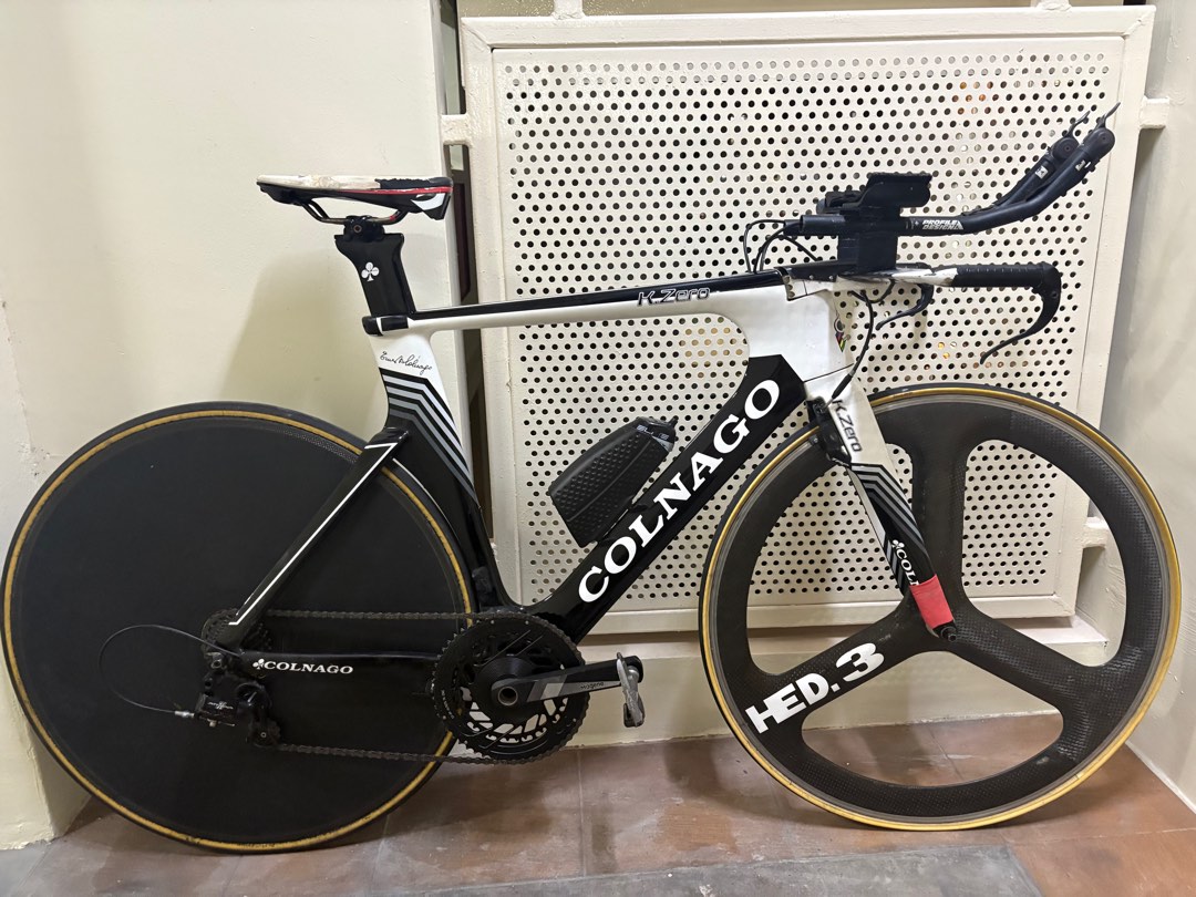 Colnago K-Zero Time Trial Bike Full Carbon with HED Trispoke and Carbon ...