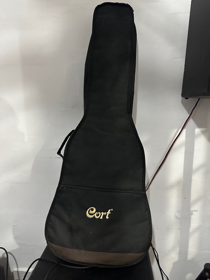 Cort Acoustic Guitar with CE304T Preamp, Hobbies & Toys, Music & Media ...