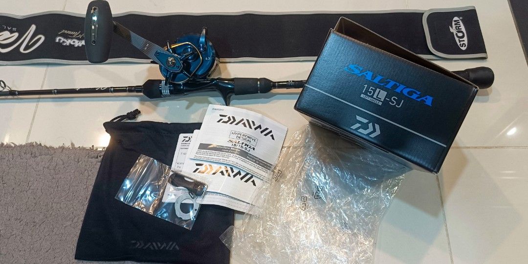 DAIWA SALTIGA 15 L SJ rod STORM GOMOKU Vanuatu 6'3" pe 2-4 max 300g ...