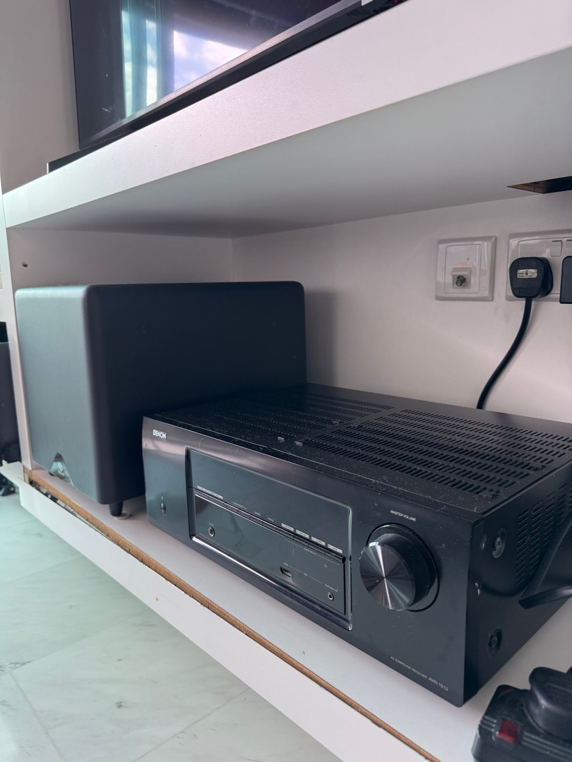 DENON SOUND SYSTEM 5.1 + SUBWOOFER MOVING OUT SALE, Audio, Soundbars ...