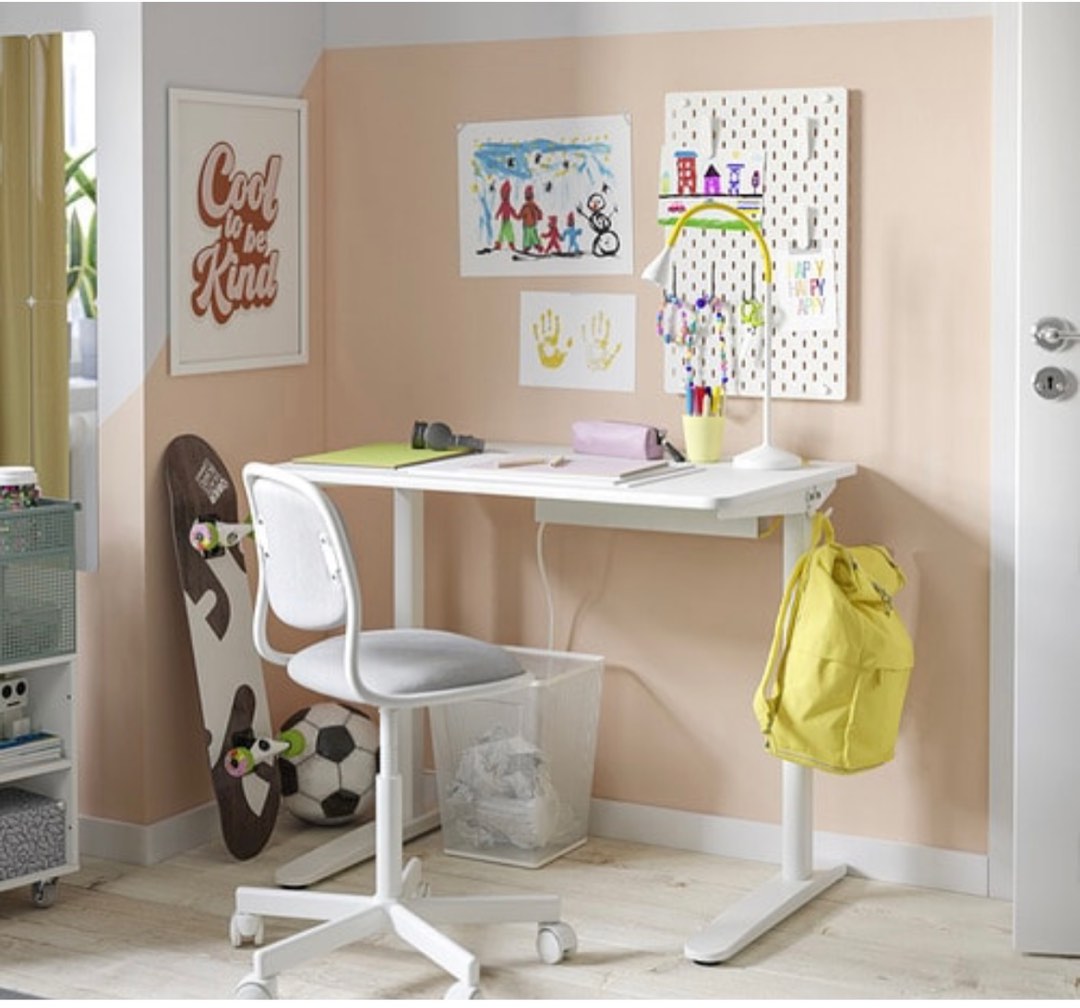 Desk from IKEA 90cm x 60cm, Furniture & Home Living, Furniture, Tables ...