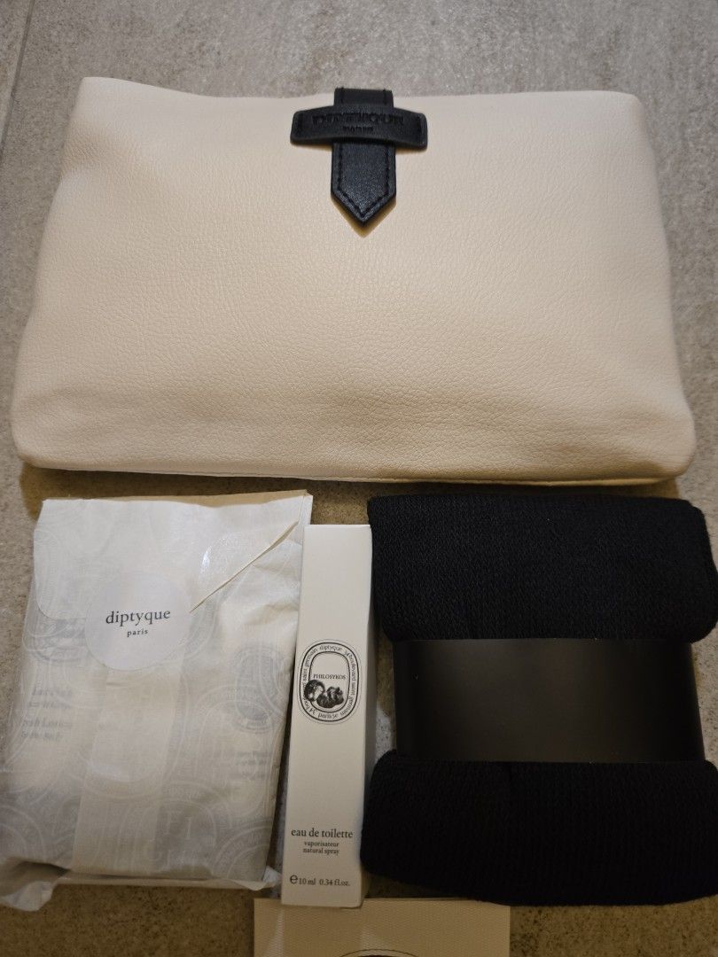 Diptyque Qatar Airways Business Class Exclusive Amenity Kit, 興趣及遊戲, 旅行 ...