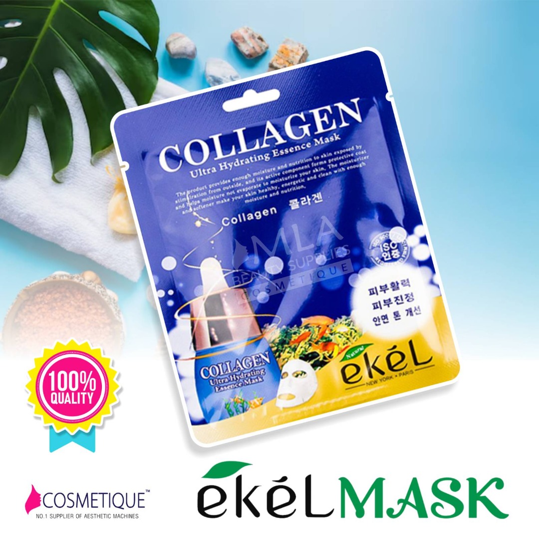 Ekel Collagen Facial Sheet Mask, Beauty & Personal Care, Face, Face ...