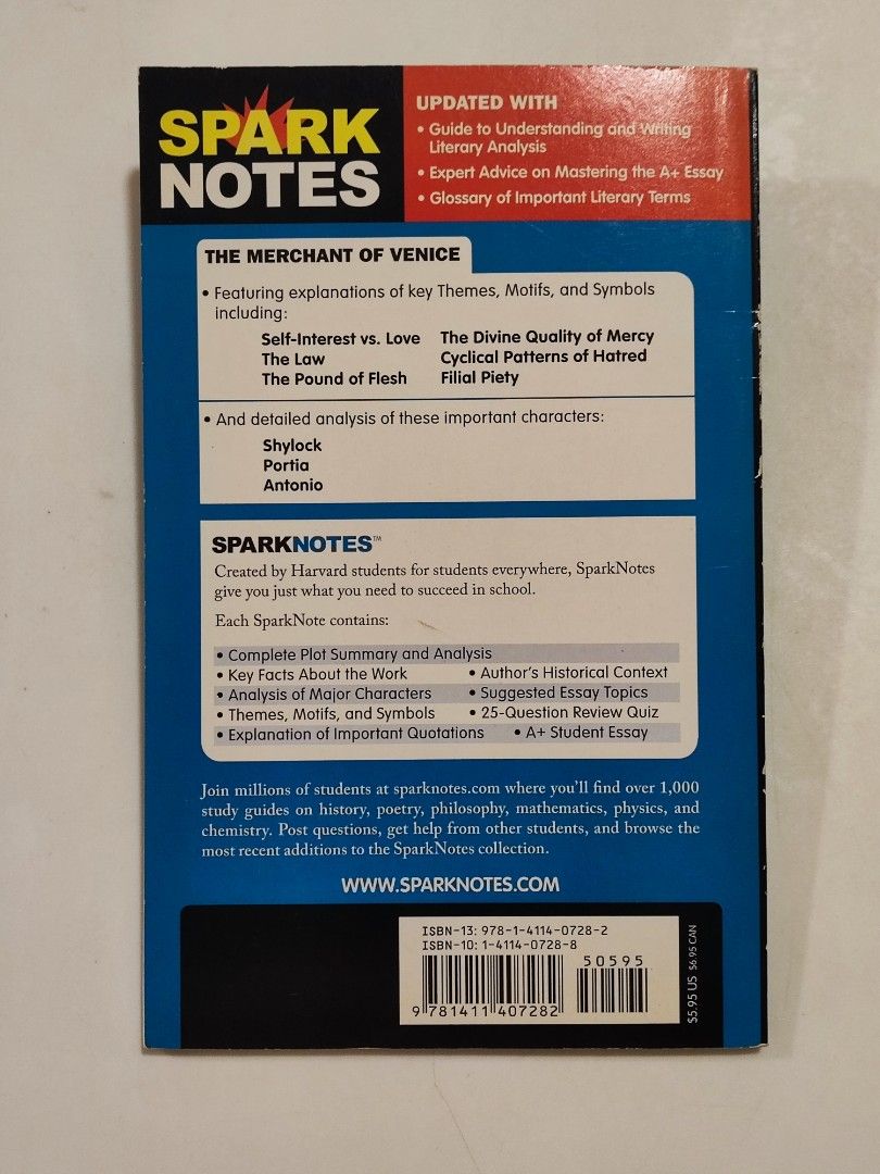 (ENG) Spark Notes : The Merchant Of Venice - William Shakespeare ...