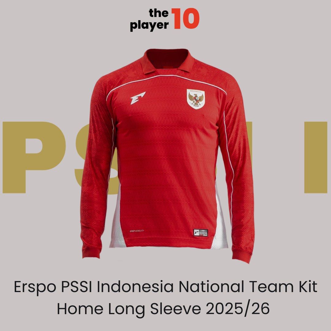 Erspo PSSI Indonesia National Team Jersey 25-26 Home & Away Player|Fan ...