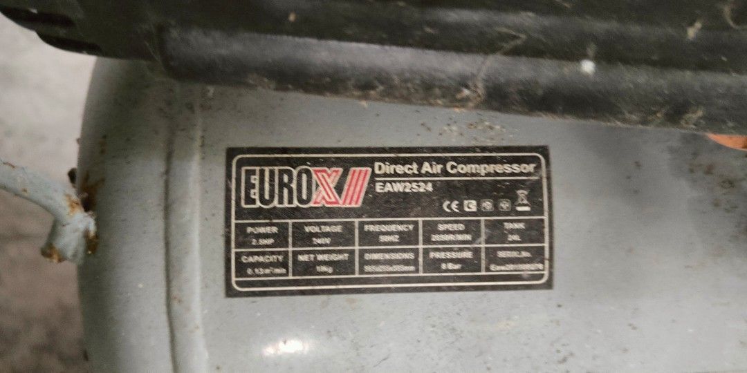 EuroX II 2.5HP Compressor, Everything Else, Others on Carousell