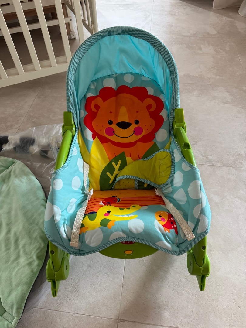 Fisher Price Rocker & play mat, Babies & Kids, Baby Nursery & Kids ...