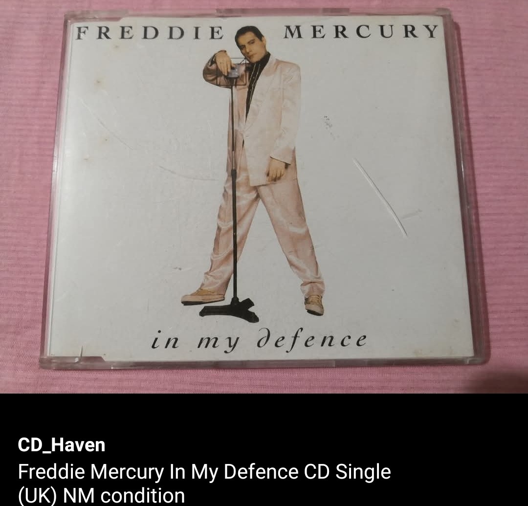 Freddie Mercury In My Defence CD Single (unsealed), Hobbies & Toys ...