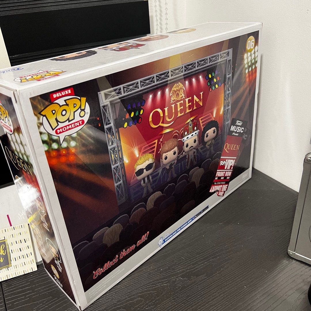Funko pop Moments Deluxe Queen at Wembley Stadium, Hobbies & Toys, Toys ...