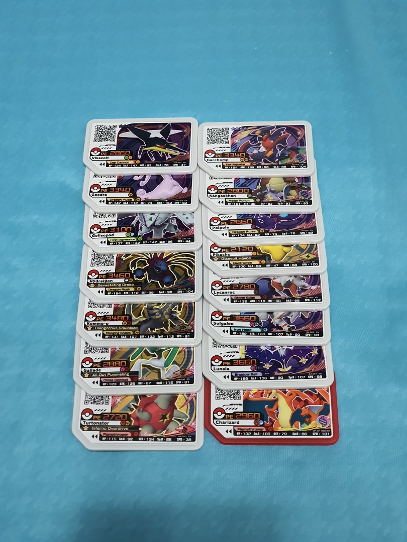 SET Part 4 Part4 4* Authentic Genuine Pokemon Gaole 4 STARS Full 15 ...