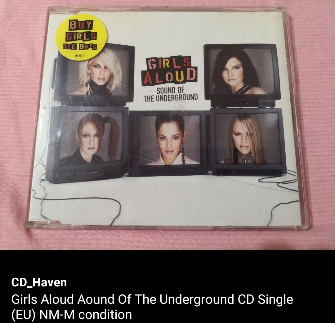 Girls Aloud Aound Of The Underground CD Single (unsealed), Hobbies ...