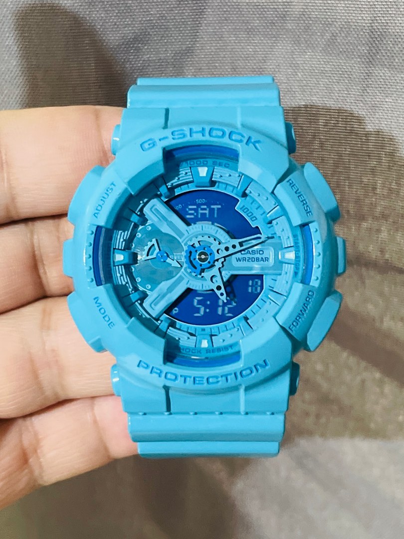G-SHOCK GA-110B HYPER BLUE, Men's Fashion, Watches & Accessories ...