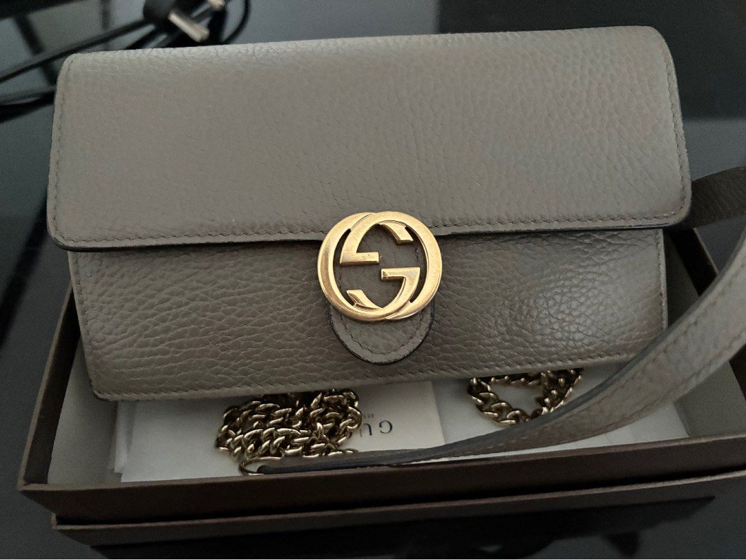 AUTHENTIC GUCCI WOC INTERLOCKING, Luxury, Bags & Wallets on Carousell