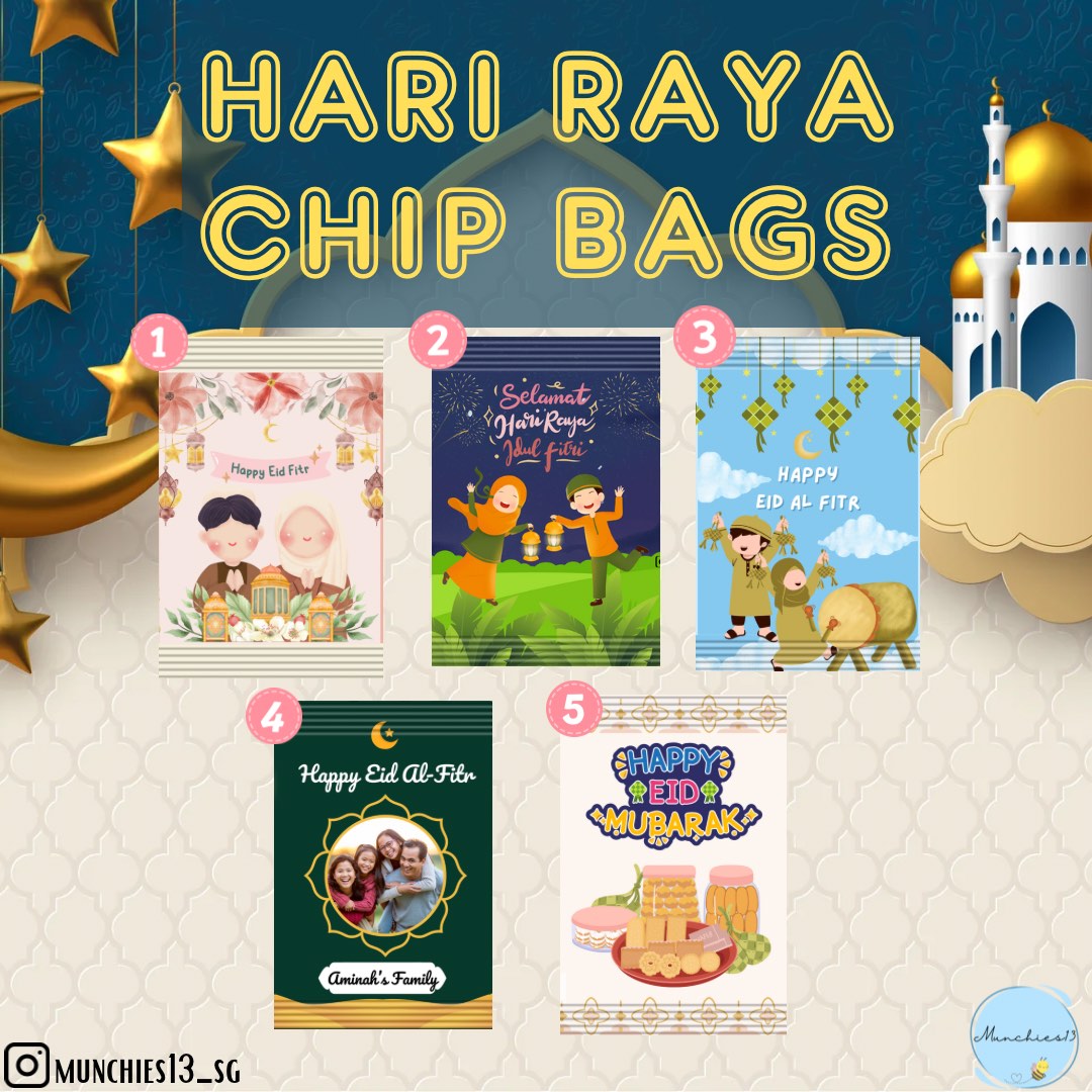 Hari Raya Chip Bags/ Goodie Bags, Hobbies & Toys, Toys & Games on Carousell