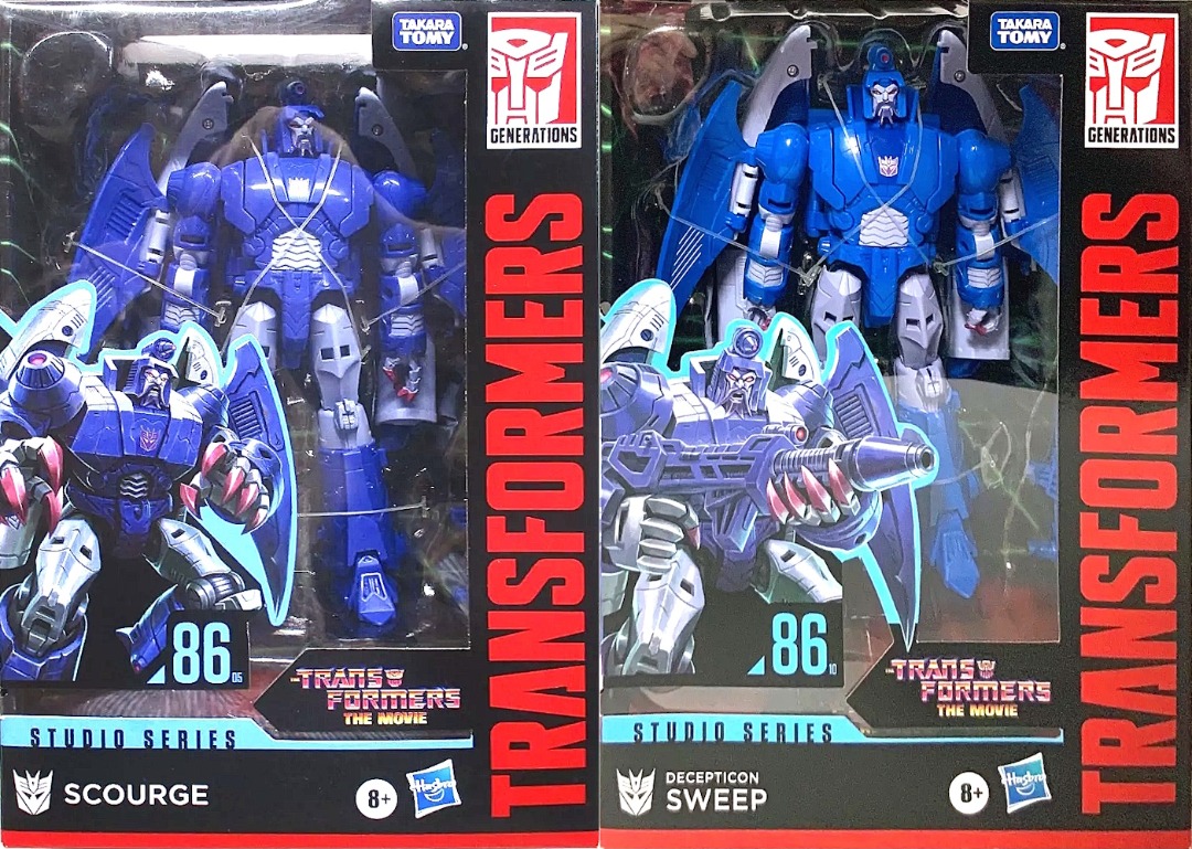 Hasbro Transformers Studio Series SS86 05 Voyager Scourge and SS86 10 ...
