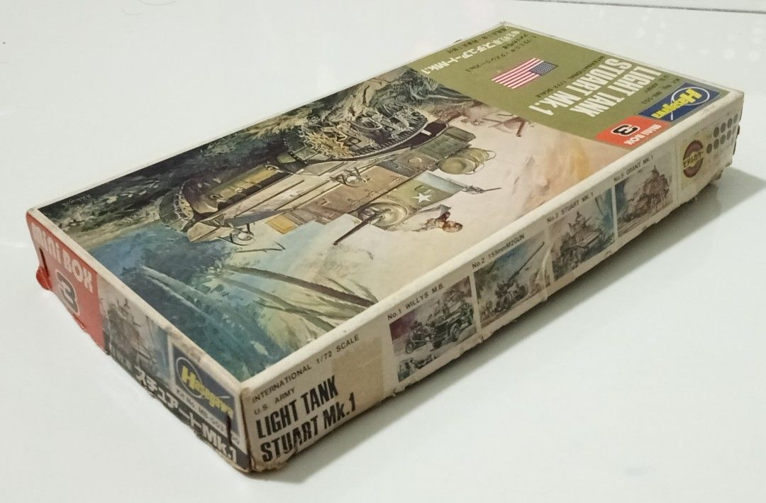 Hasegawa MB-003 1/72 Light Tank Stuart Mk.1 Model Kit mokit, Hobbies ...
