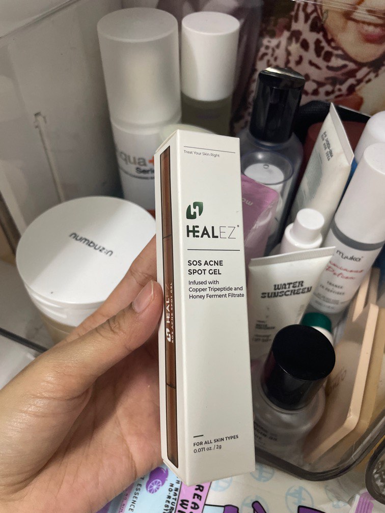 HEALEZ Sos Acne Spot Gel 2g, Beauty & Personal Care, Face, Face Care on ...