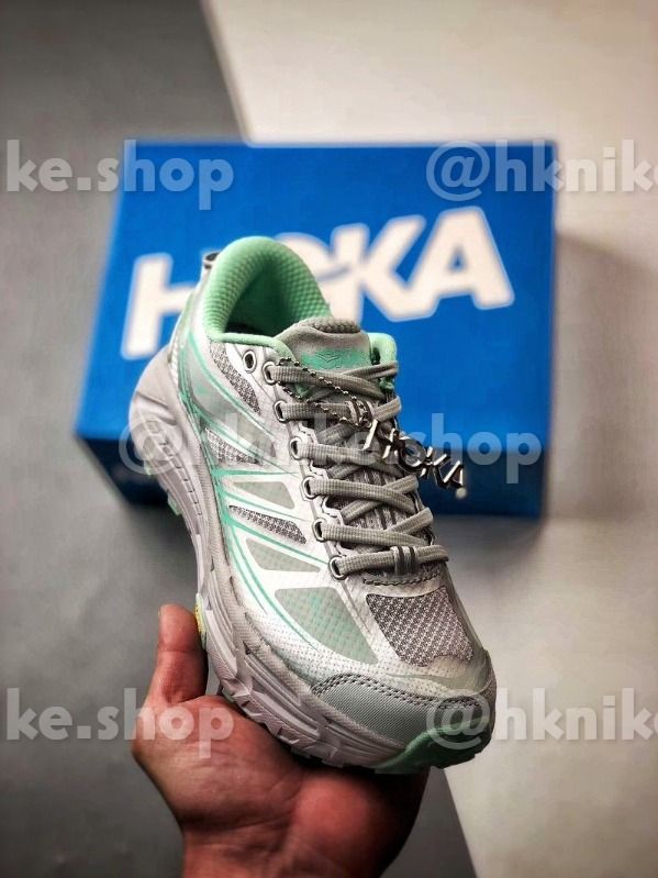 Hoka One One Mafate Speed 2 Mercury Harbor Mist Hiking shoes, 男裝, 鞋, 波鞋 ...
