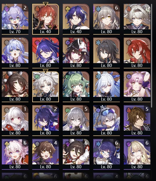 HSR TB 70 End Game Account | Honkai Star Rail, Video Gaming, Video ...