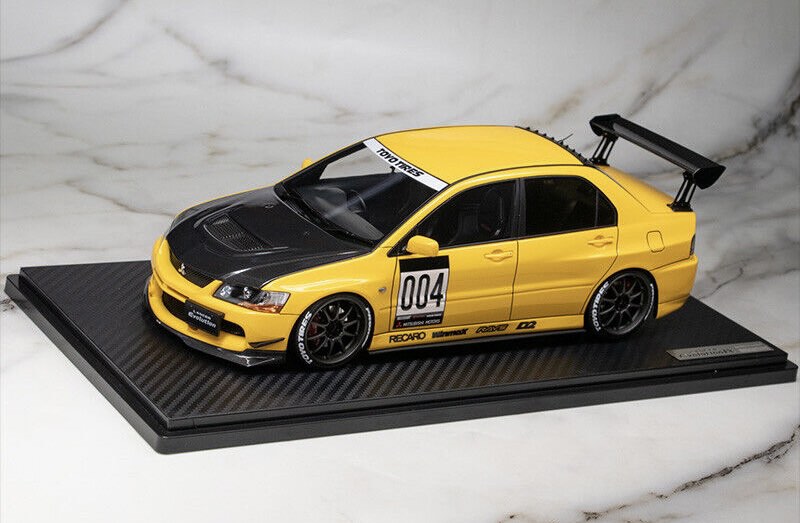 Ignition Model 1/18 Evo 9 Yellow, Hobbies & Toys, Toys & Games on Carousell