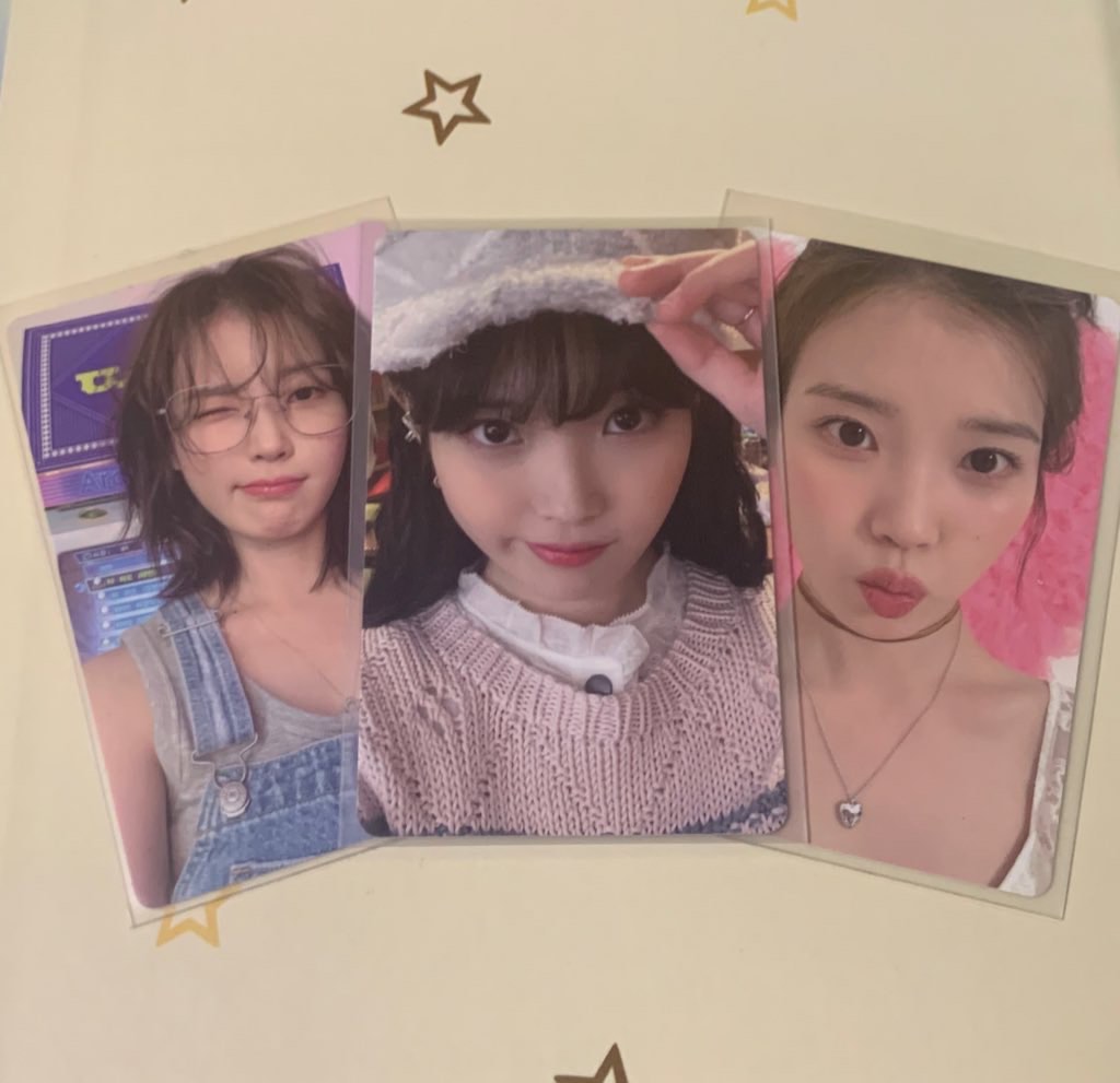 Iu 7th generation uena and strawberry moon photocards, Hobbies & Toys ...