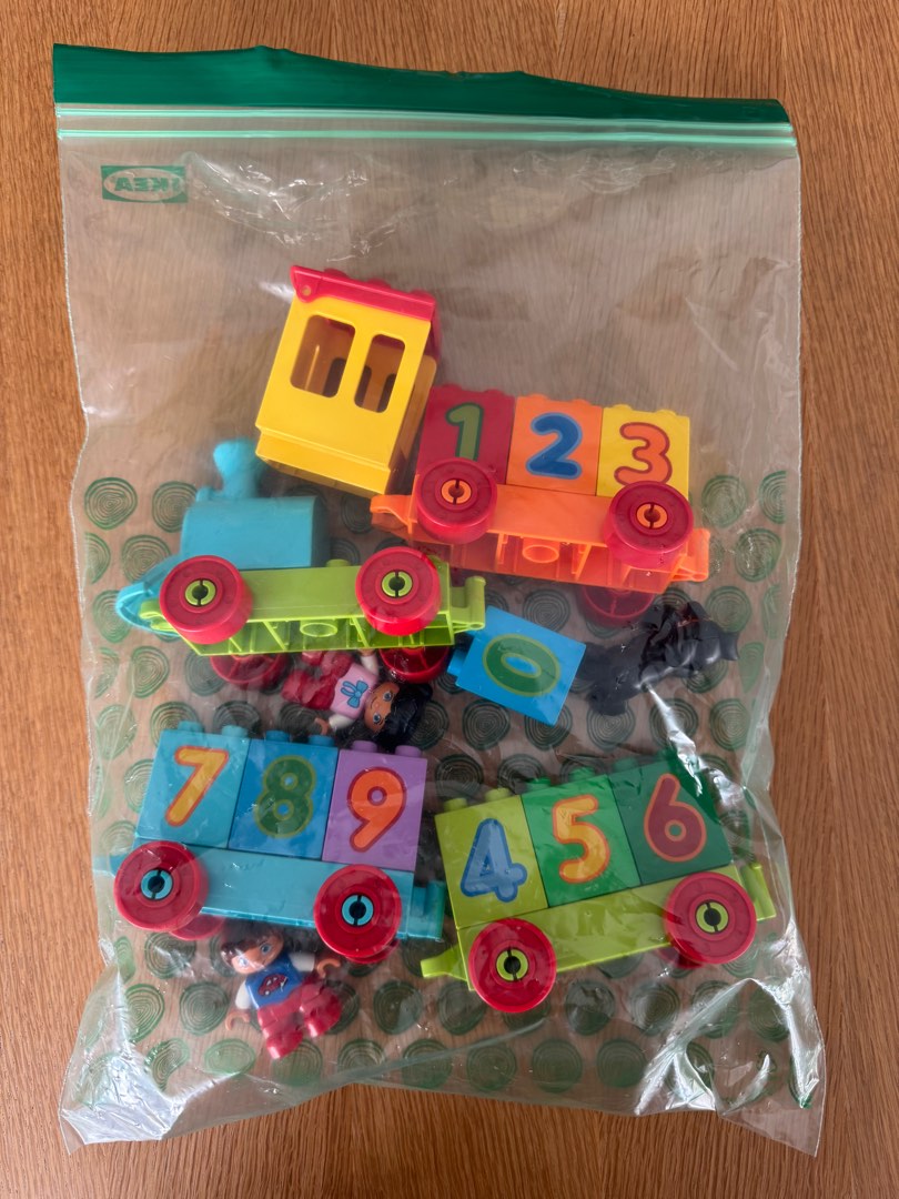 Lego Duplo Numbers train - complete set, Hobbies & Toys, Toys & Games ...