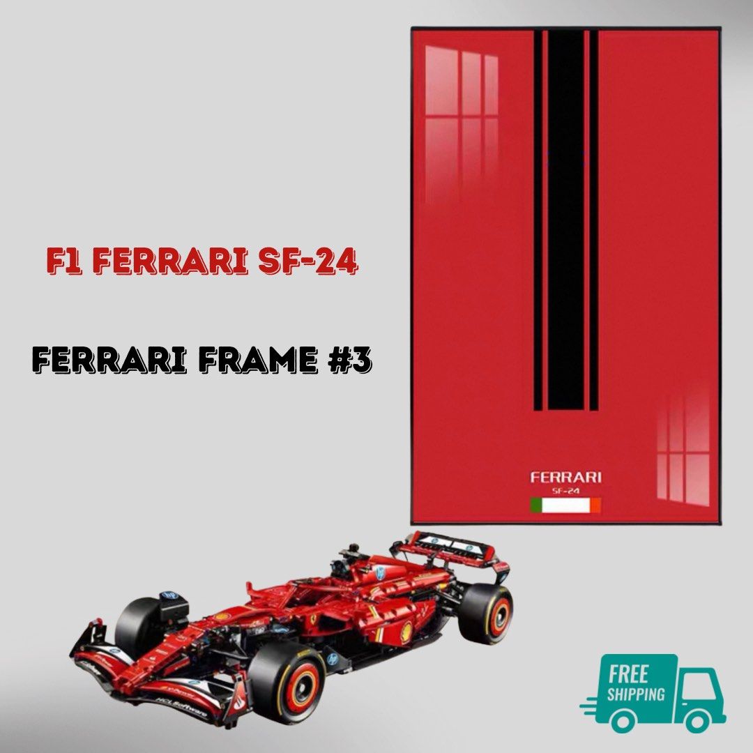 LEGO Technic F1 Ferrari SF-24 Wall Frame #3, Hobbies & Toys, Toys ...