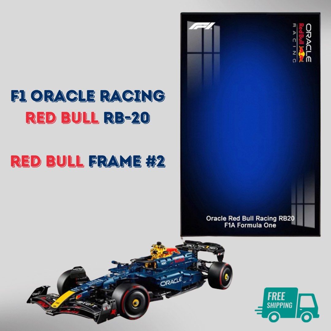 LEGO Technic F1 Oracle Racing Red Bull RB-20 Wall Frame #2, Hobbies ...