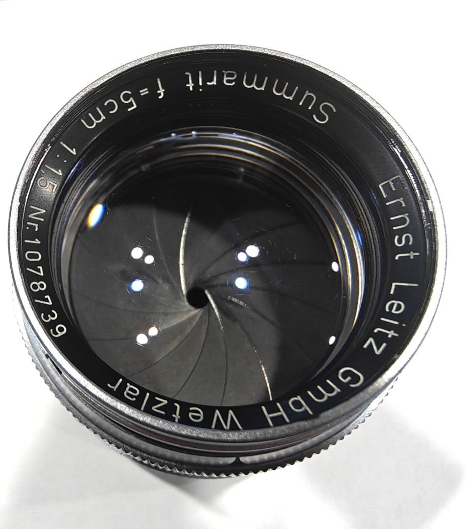 Leica 50mm f1.5 Summitar LTM CLAd 9+, Photography, Lens & Kits on Carousell