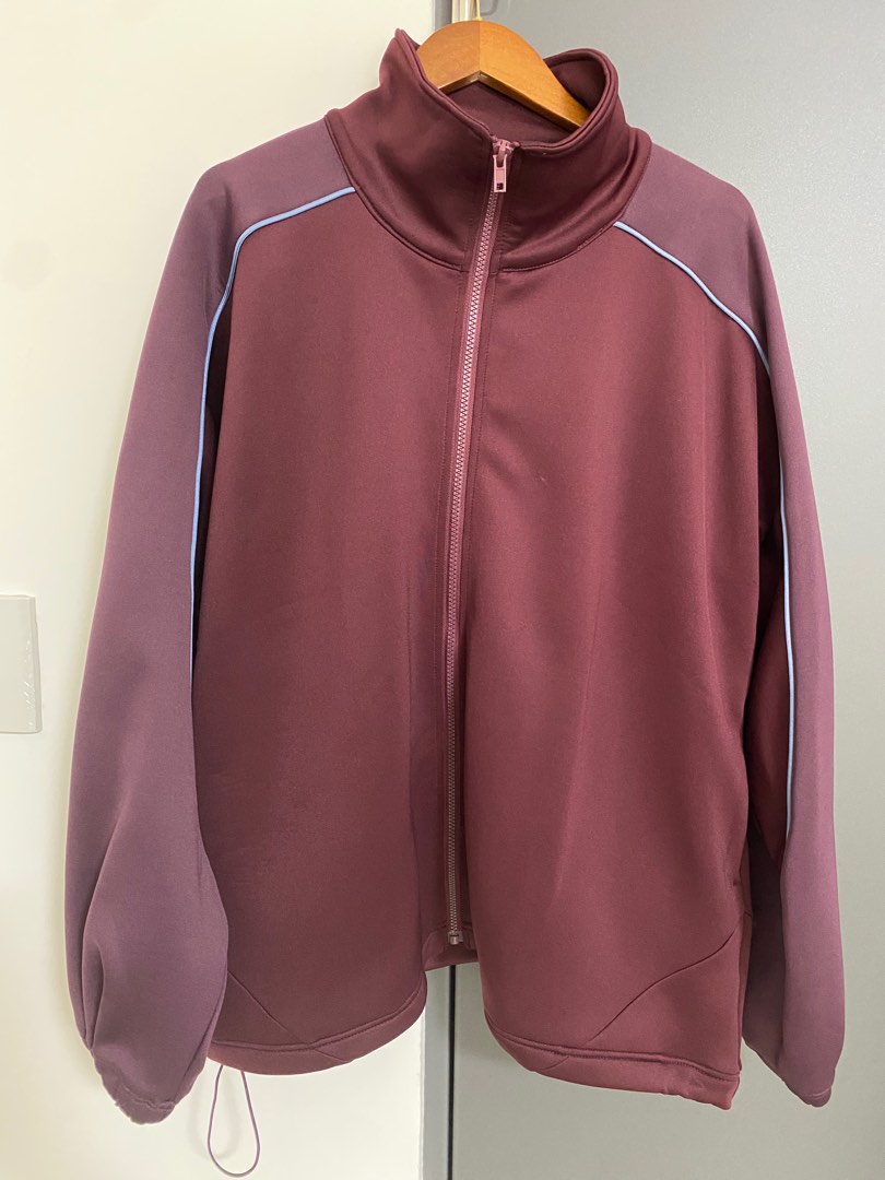 日牌LEPSIM 運動風撞色滾邊教練抽繩外套-小瑕疵, 她的時尚, 外套、夾克、大衣在旋轉拍賣