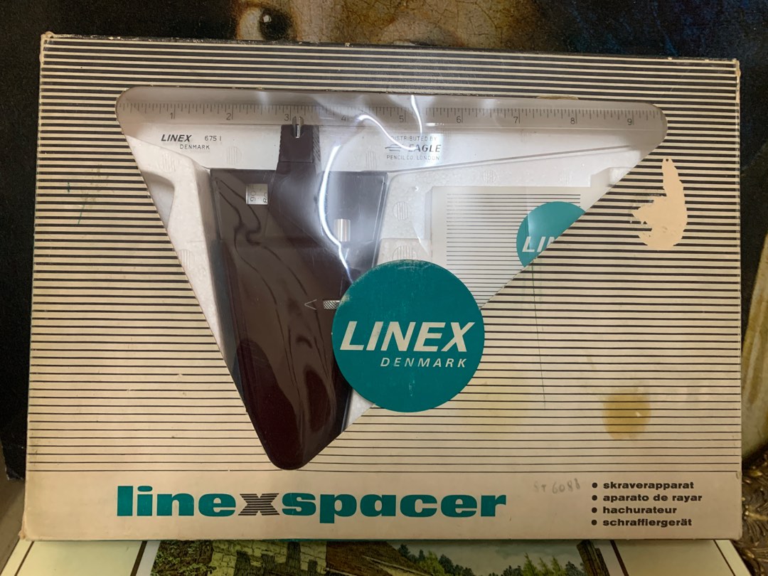 VINTAGE LINEX AUTOMATIC LINE SPACER, DRAFTING AND DRAWING TOOL. MADE IN ...