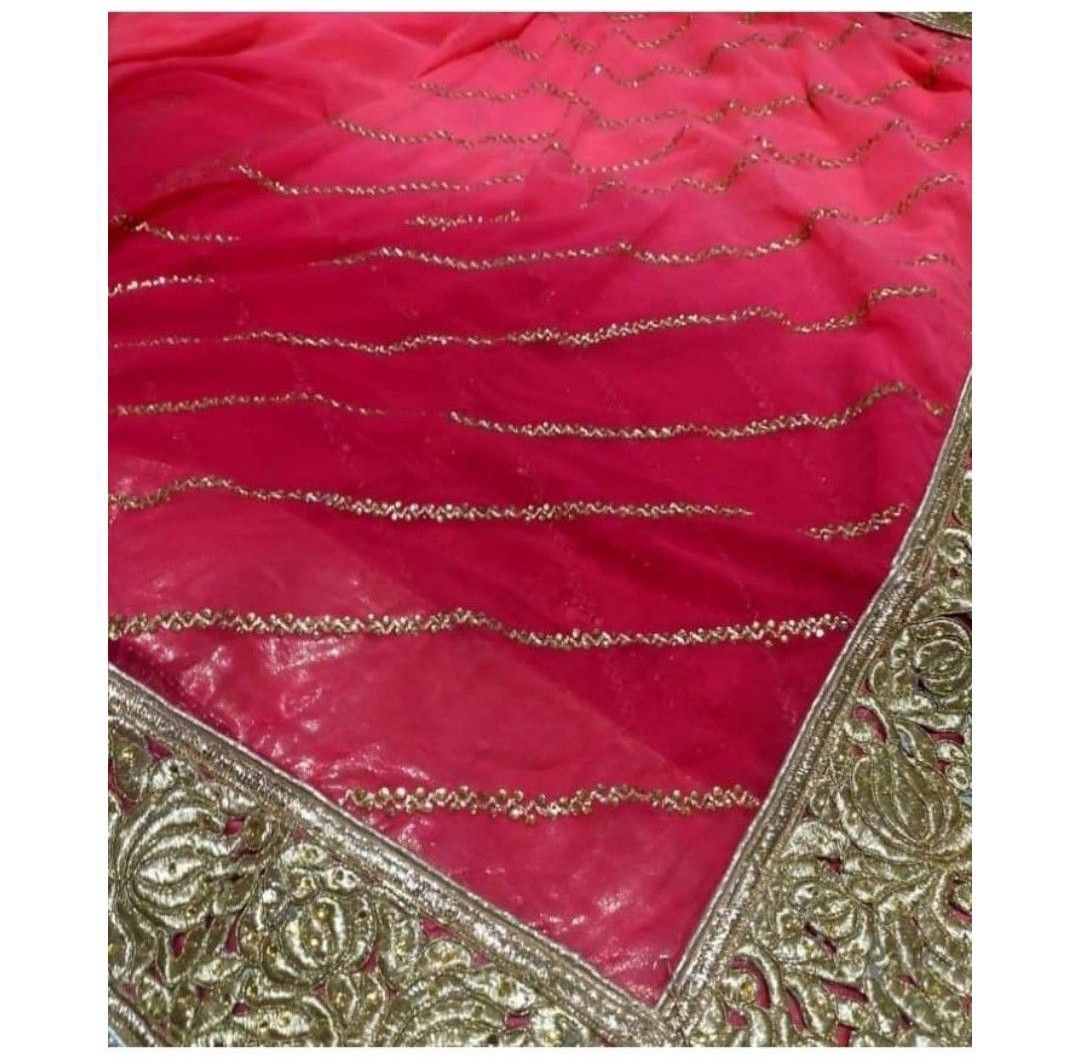 Luxury Pink Pakistani Saree for Nikkah Events Birthday. Embellished ...