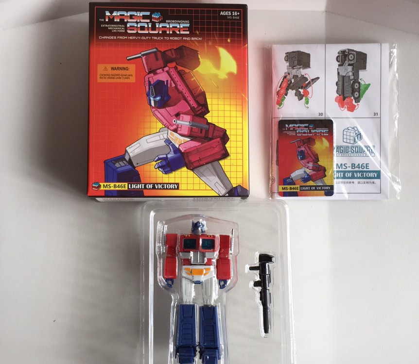 Magic square MS-B46E light of victory optimus prime transformers Legend ...