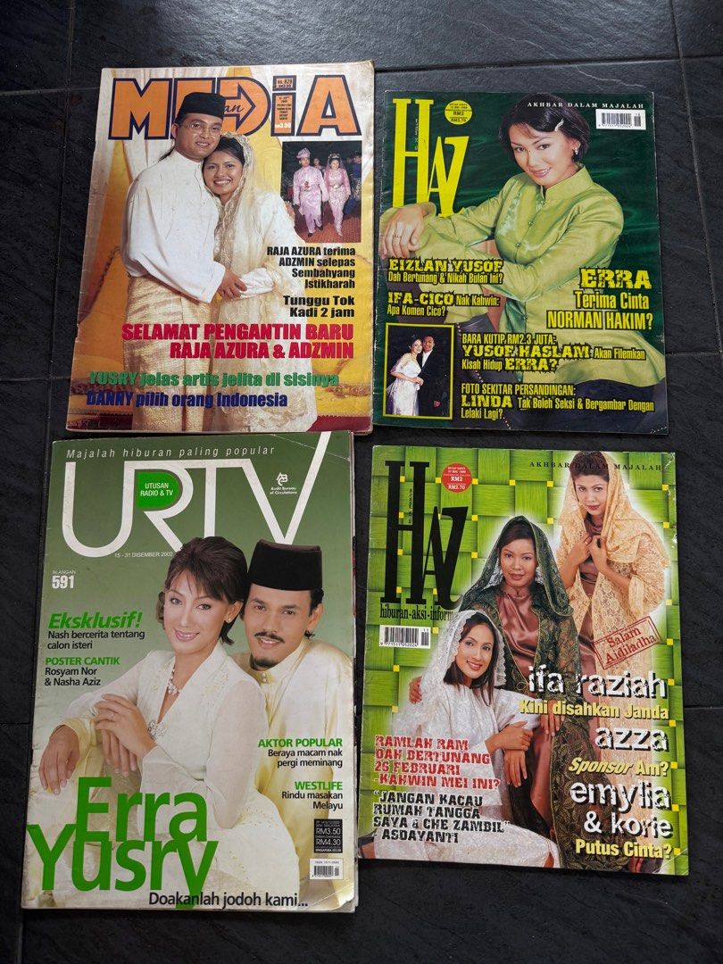 Majalah Lama 1990an Artis UrtV Keluarga Hai, Everything Else, Others on Carousell