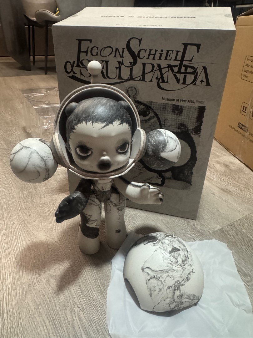 Mega Skullpanda 400% Egon Schiele, Hobbies & Toys, Toys & Games on ...