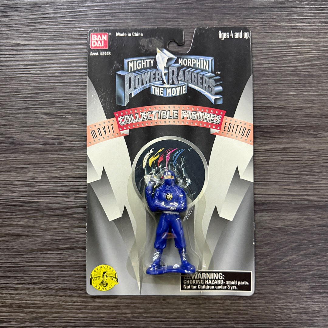 Mighty Morphin Power Rangers: Blue Ninja Ranger / Billy (3” Collectible ...